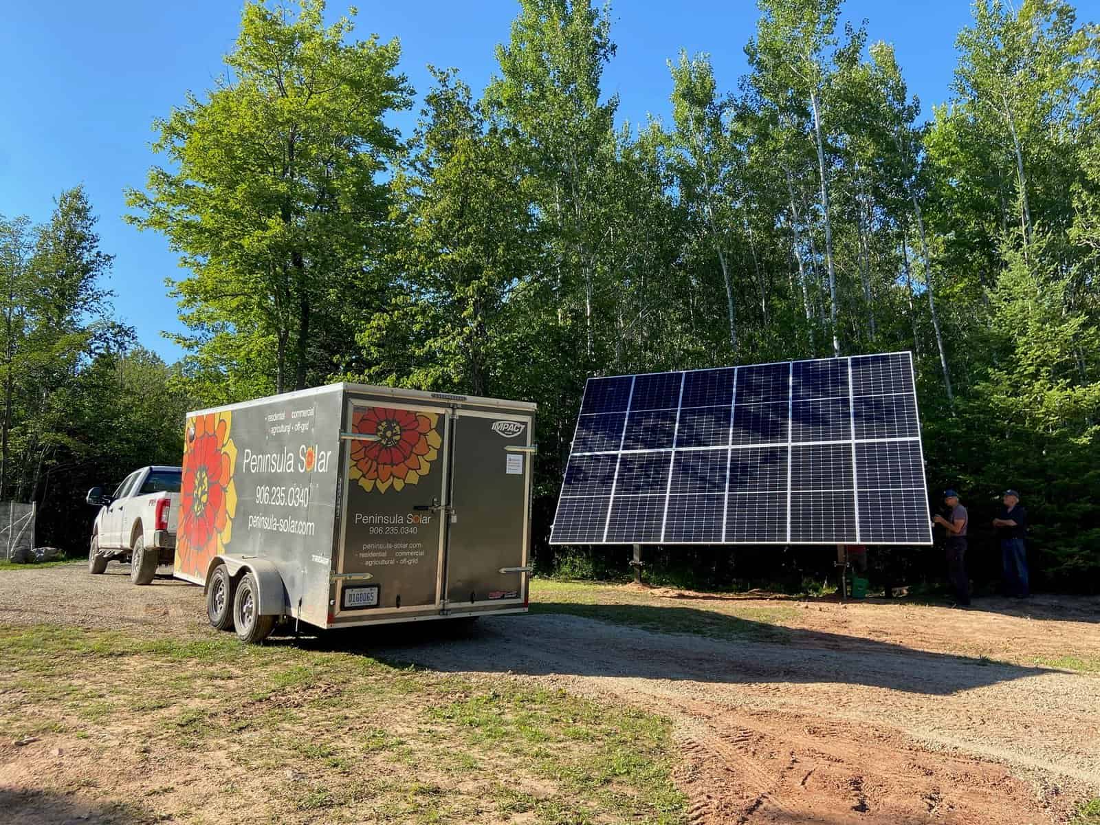 Off-Grid Solar Installation in Michigan - Peninsula Solar